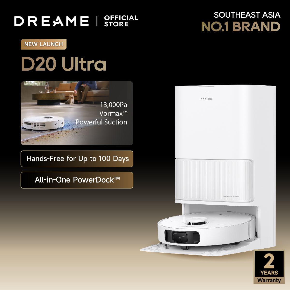 Dreame D20 Ultra Smart Robot Vacuum Cleaner